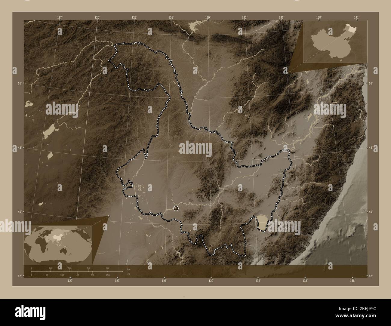 Map of harbin hi-res stock photography and images - Alamy