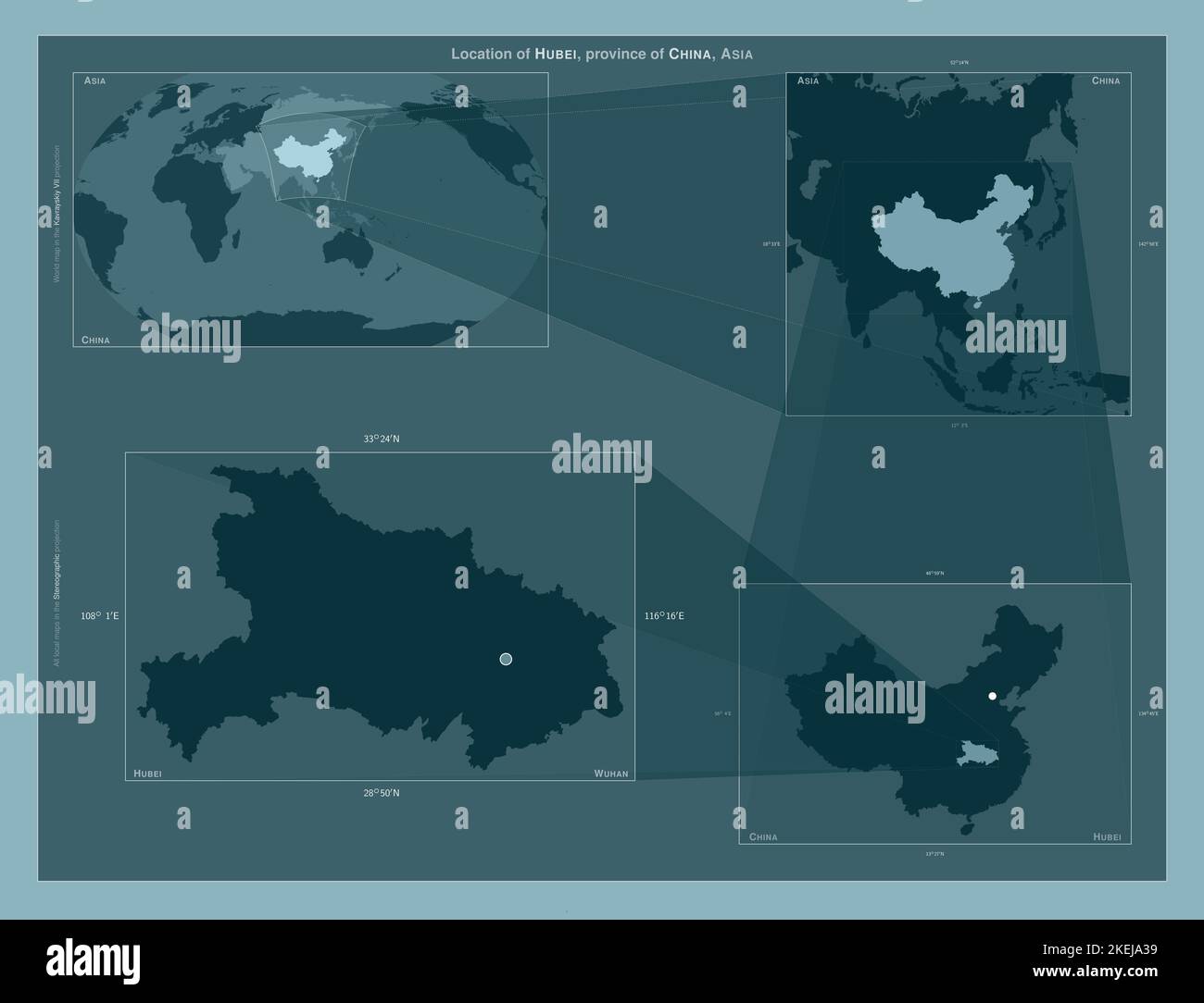 Hubei map vector hi-res stock photography and images - Alamy