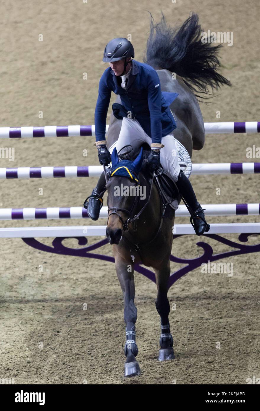 Toronto, Canada. 12th Nov, 2022. Daniel Coyle of Ireland rides his ...