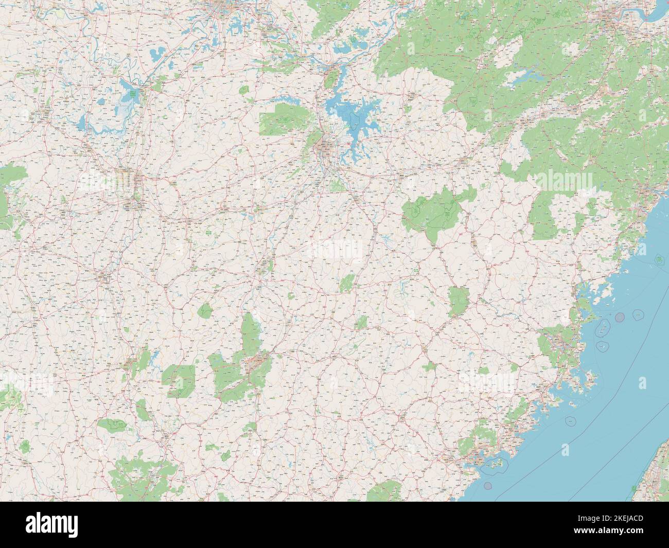 Jiangxi china asia map hi-res stock photography and images - Alamy