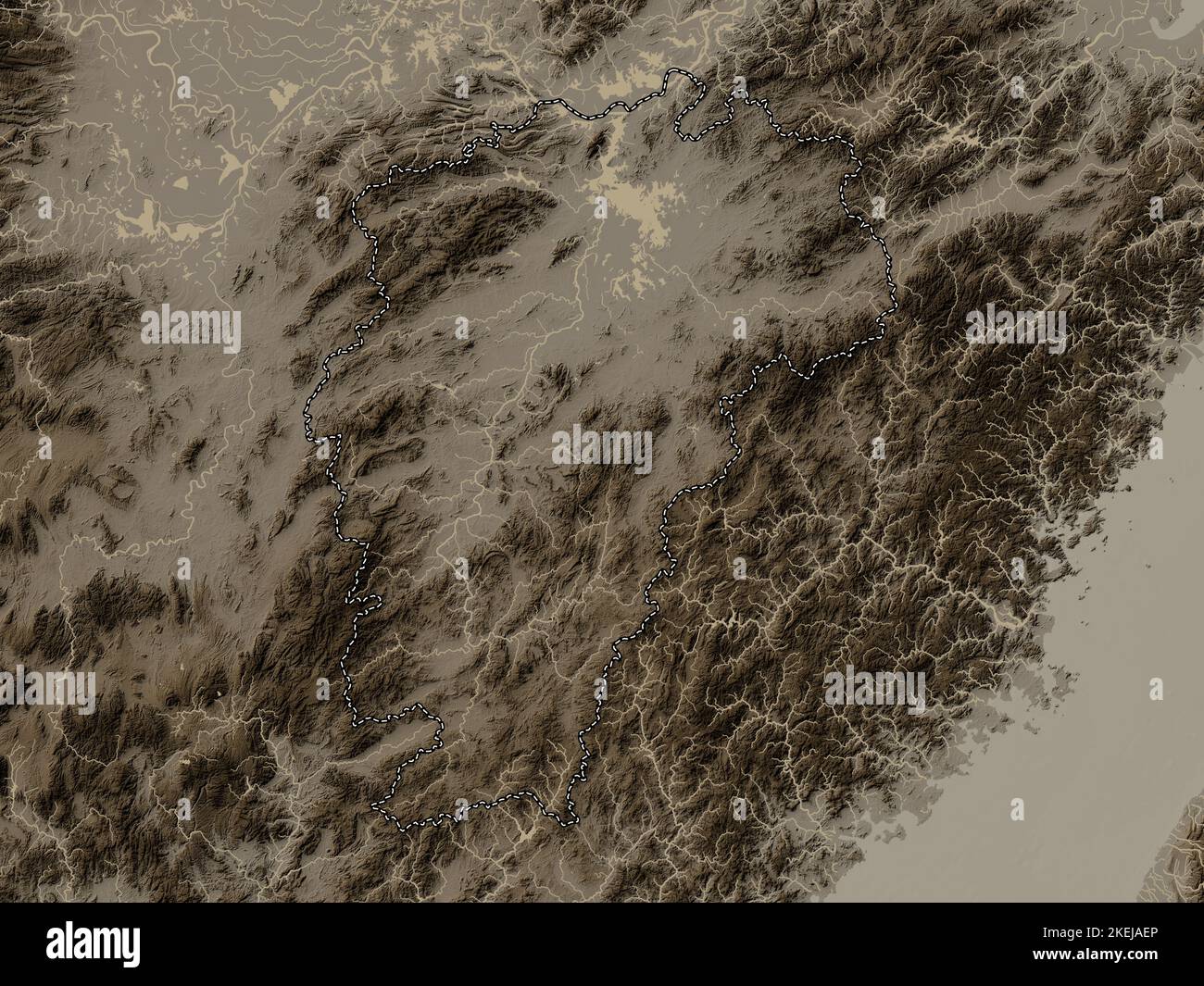 Jiangxi china asia map hi-res stock photography and images - Alamy