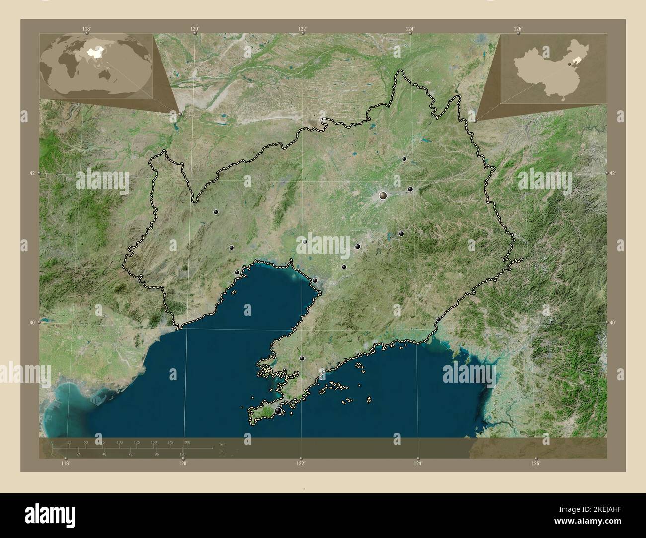 Liaoning China Map Cities