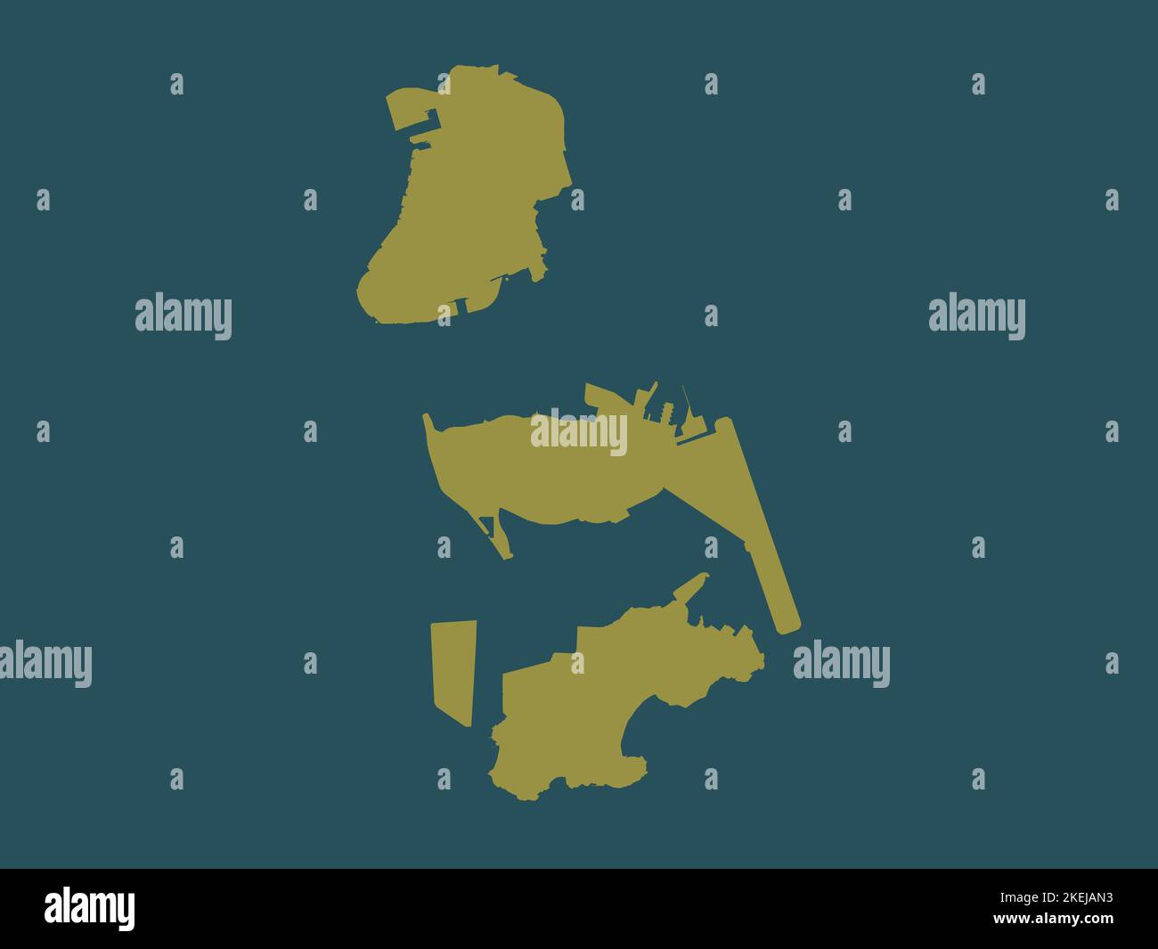 Macau, autonomous region of China. Solid color shape Stock Photo - Alamy