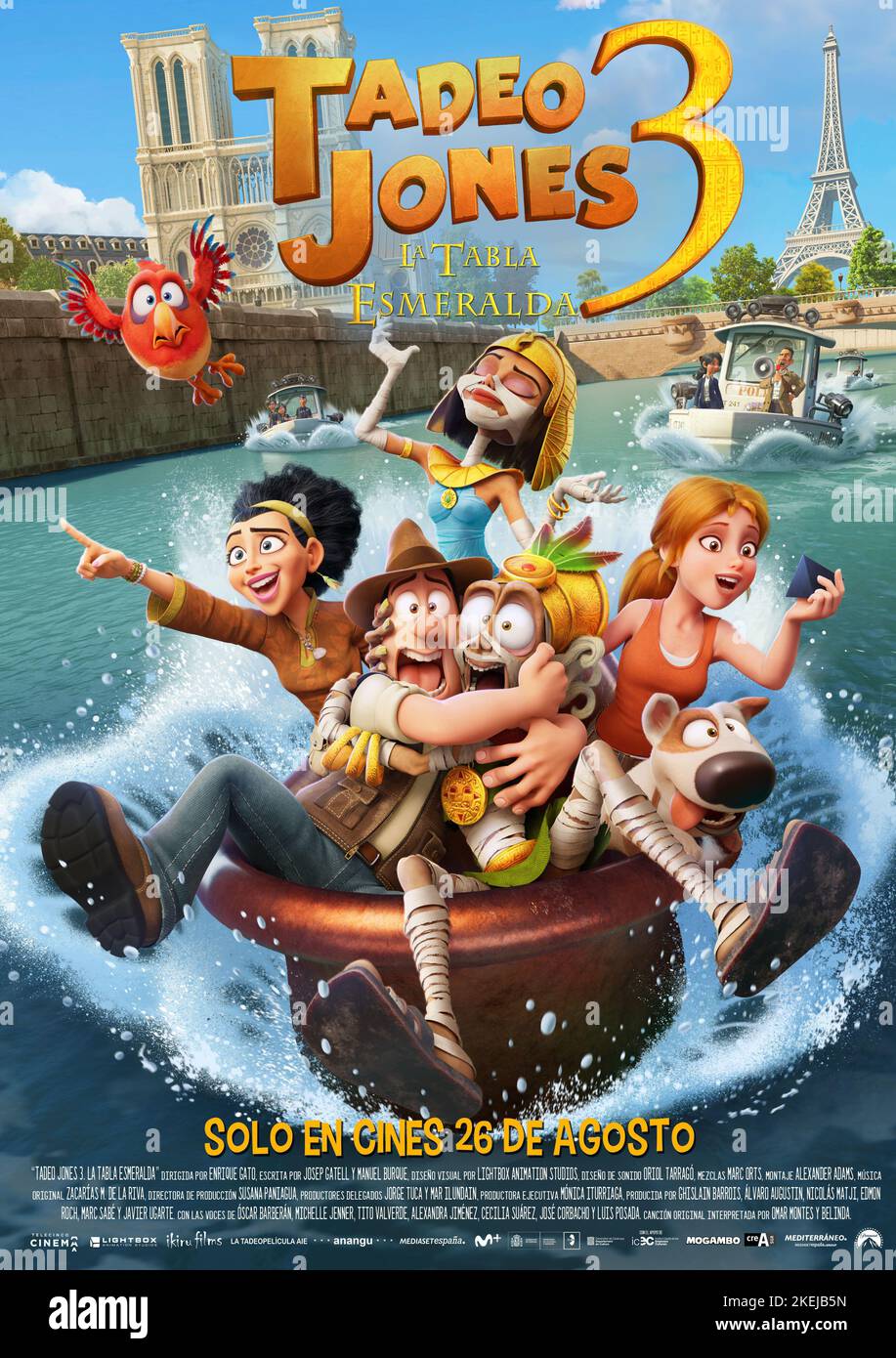 TAD THE LOST EXPLORER AND THE EMERALD TABLET (2022), directed by ENRIQUE GATO. Credit: Telecinco ...