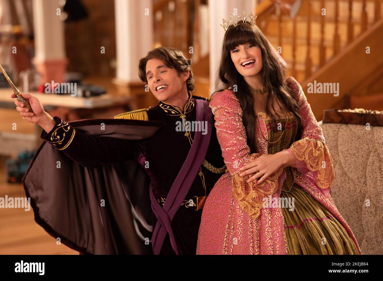 IDINA MENZEL and JAMES MARSDEN in DISENCHANTED (2022), directed by ADAM ...