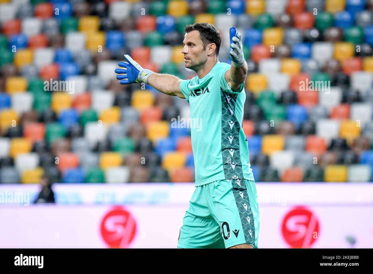 Dacia Arena, Udine, Italy, October 19, 2022, Udinese's Daniele Padelli ...