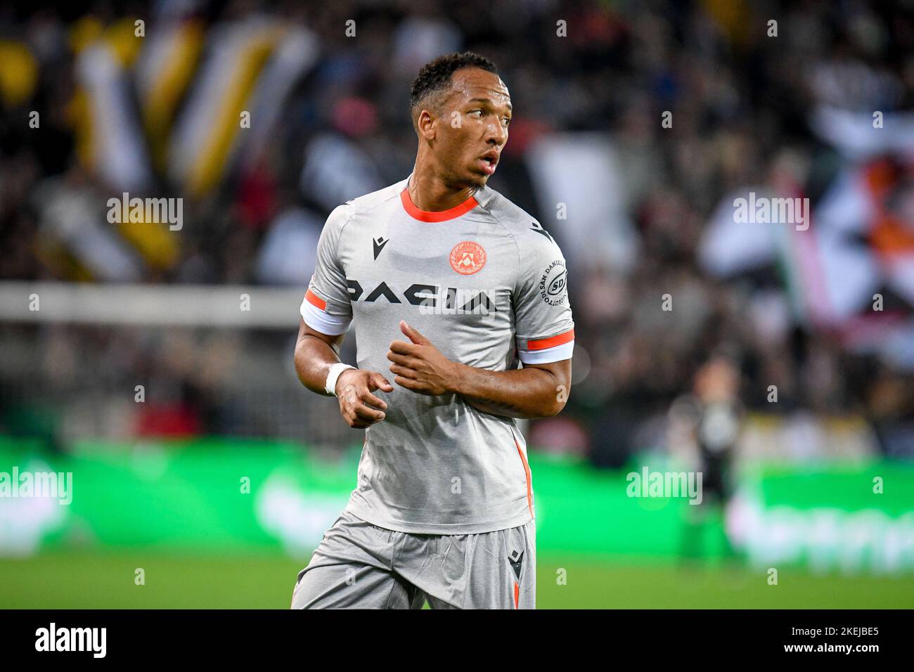 Dacia Arena, Udine, Italy, October 19, 2022, Udinese's Enzo Ebosse portrait during Udinese ...