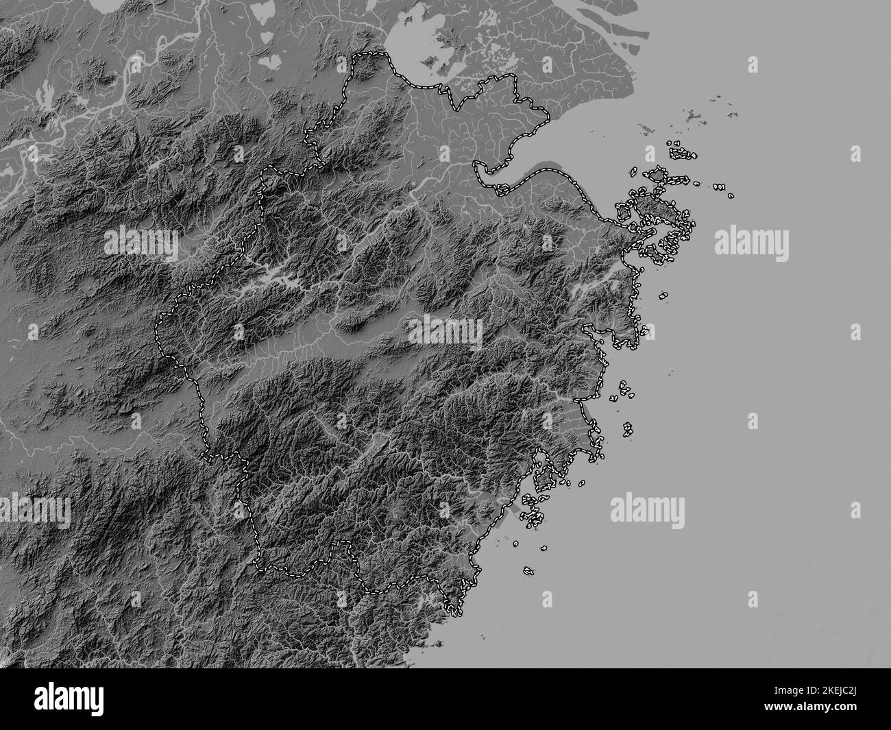 Zhejiang province map china hi-res stock photography and images - Alamy
