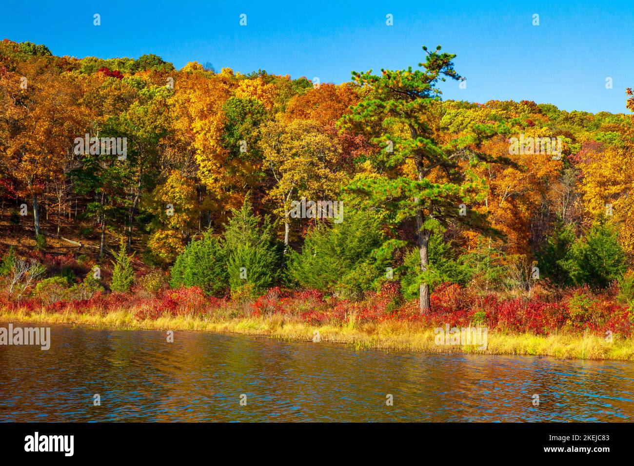 Blue Mountain Lake, New Jersey, just off the Appalachian Trail, was ...