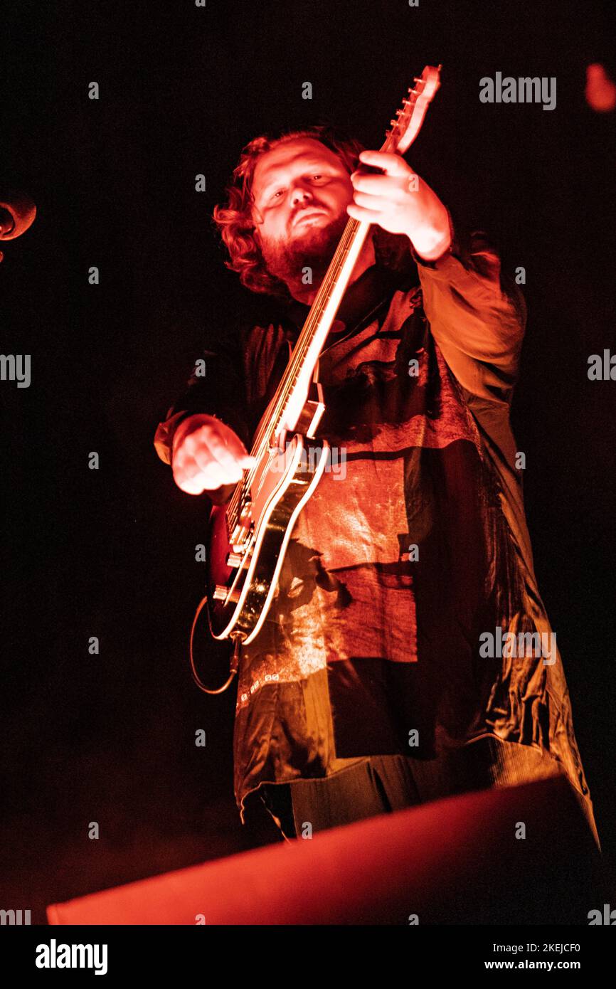 Milan Italy. 12 November 2022. The English band ALT-J performs live on ...