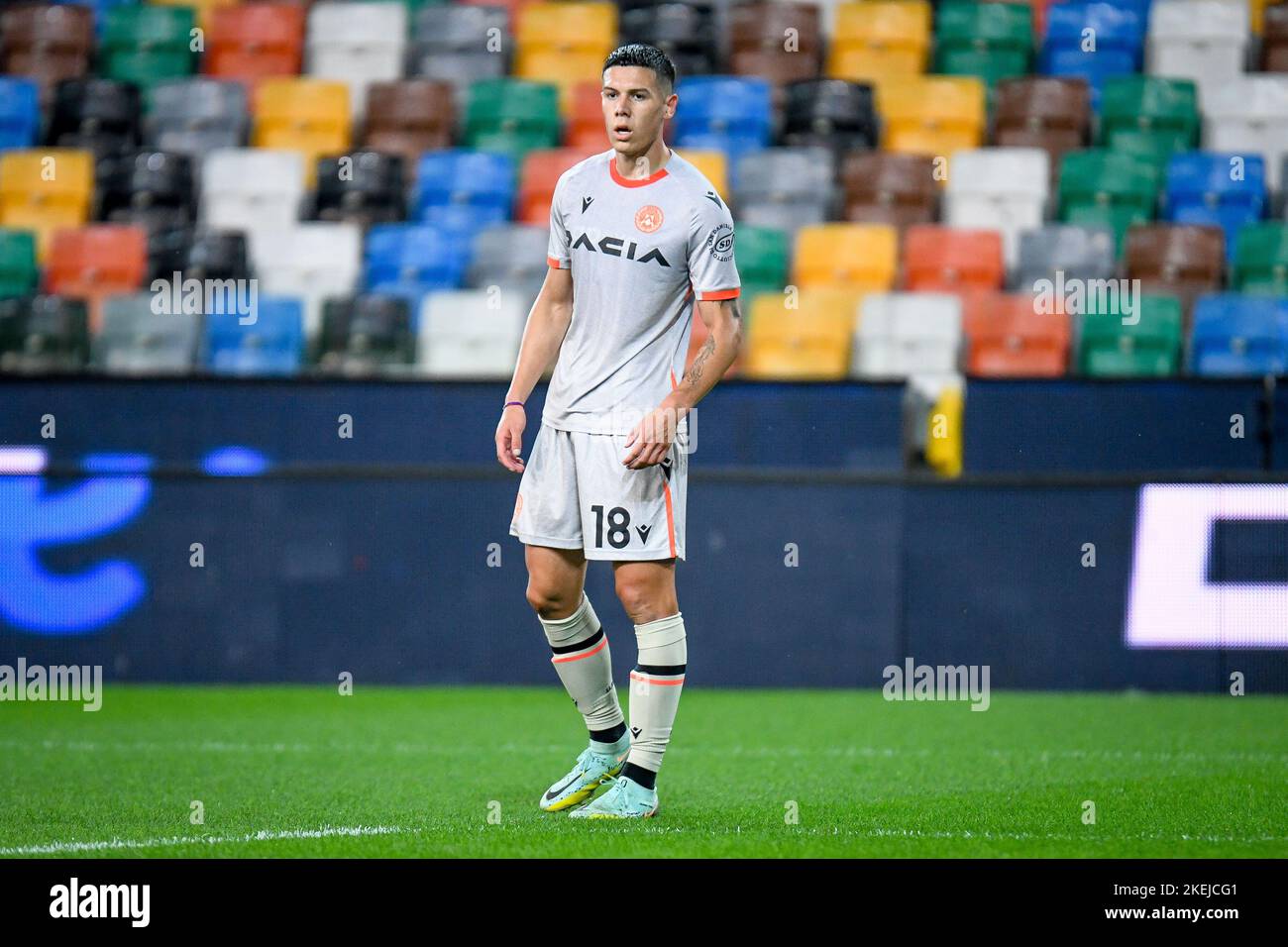 Dacia Arena, Udine, Italy, October 19, 2022, Udinese's Nehuen Perez ...
