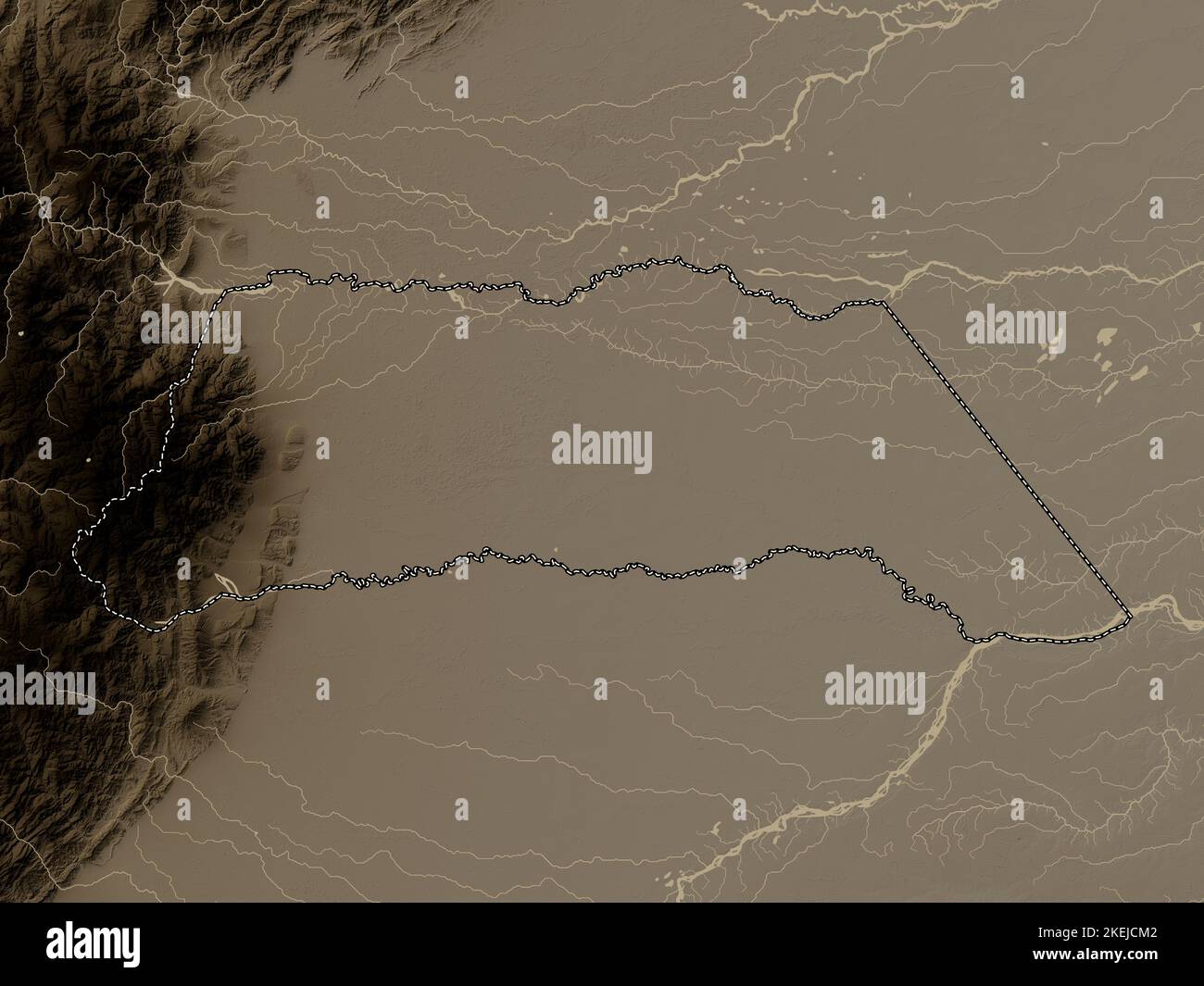 Arauca map hi-res stock photography and images - Alamy
