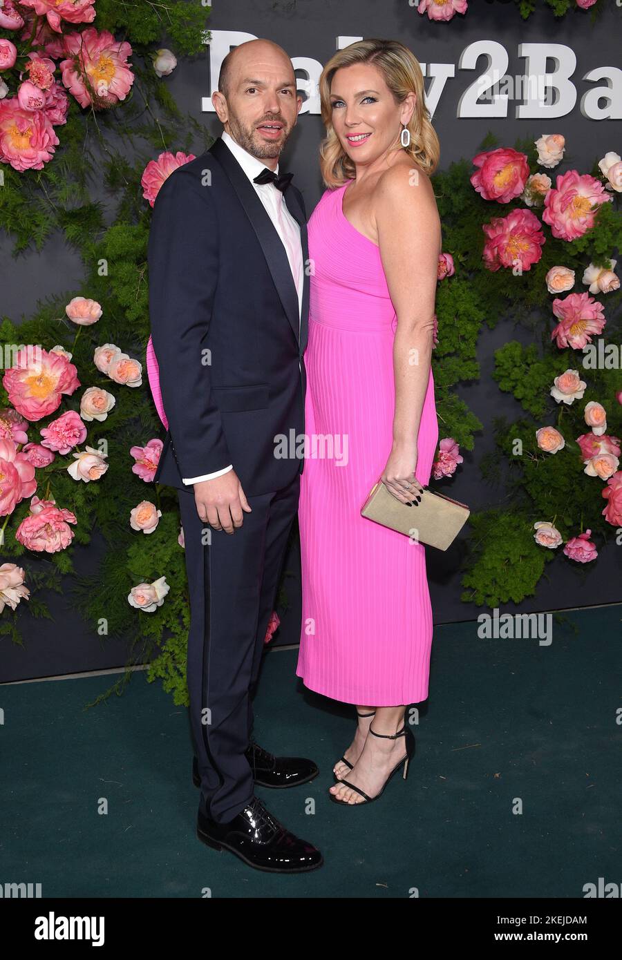 Paul Scheer and June Diane Raphael arriving to the 2022 Baby2Baby Gala ...