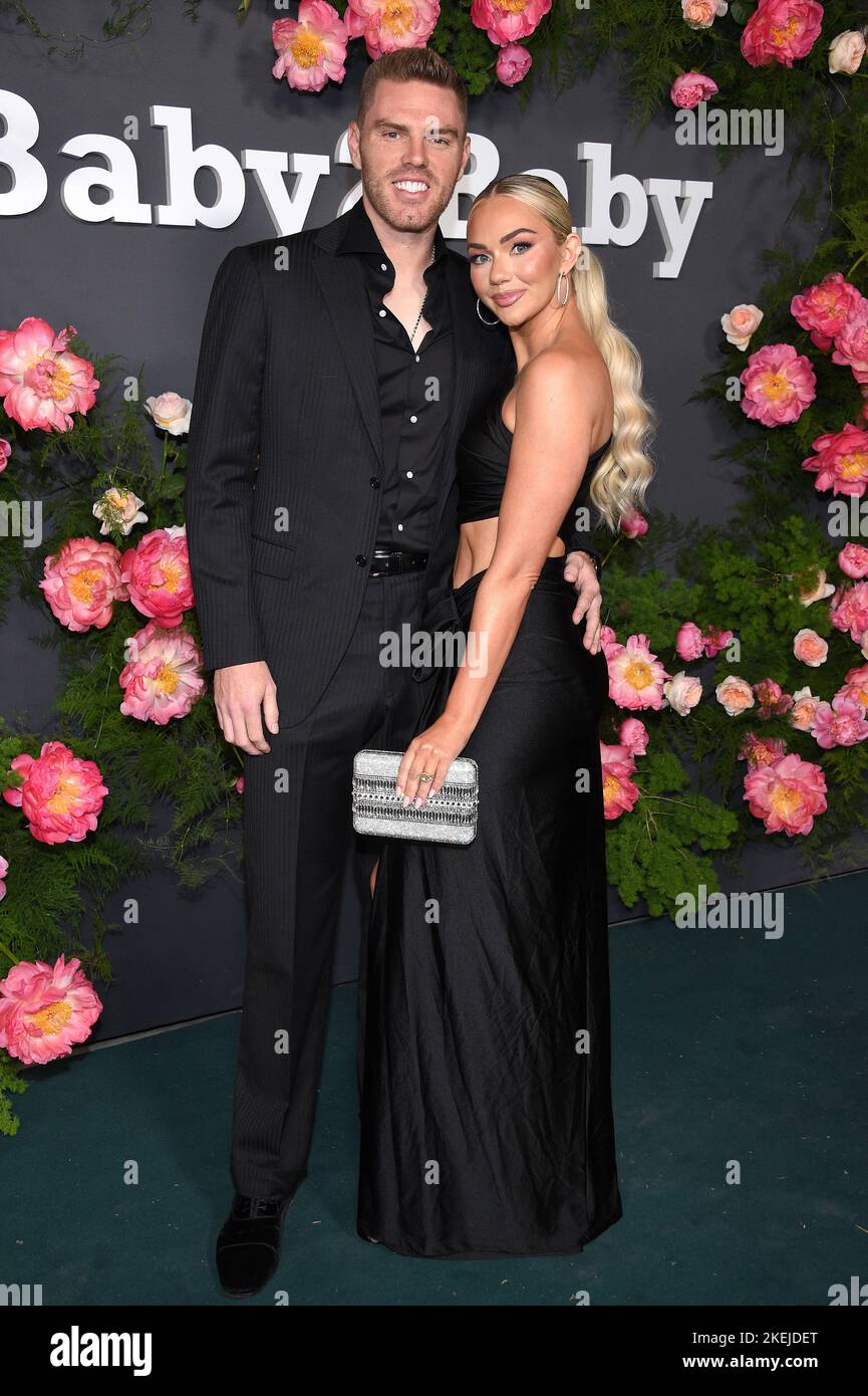 West Hollywood, USA. 12th Nov, 2022. Freddie Freeman and Chelsea ...