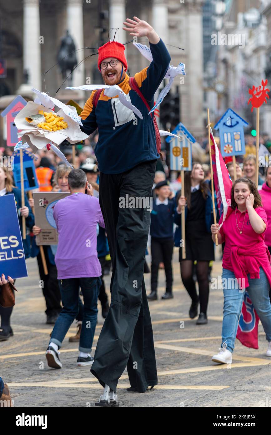 Wells-Next-The-Sea group at the Lord Mayor's Show parade in the City of ...