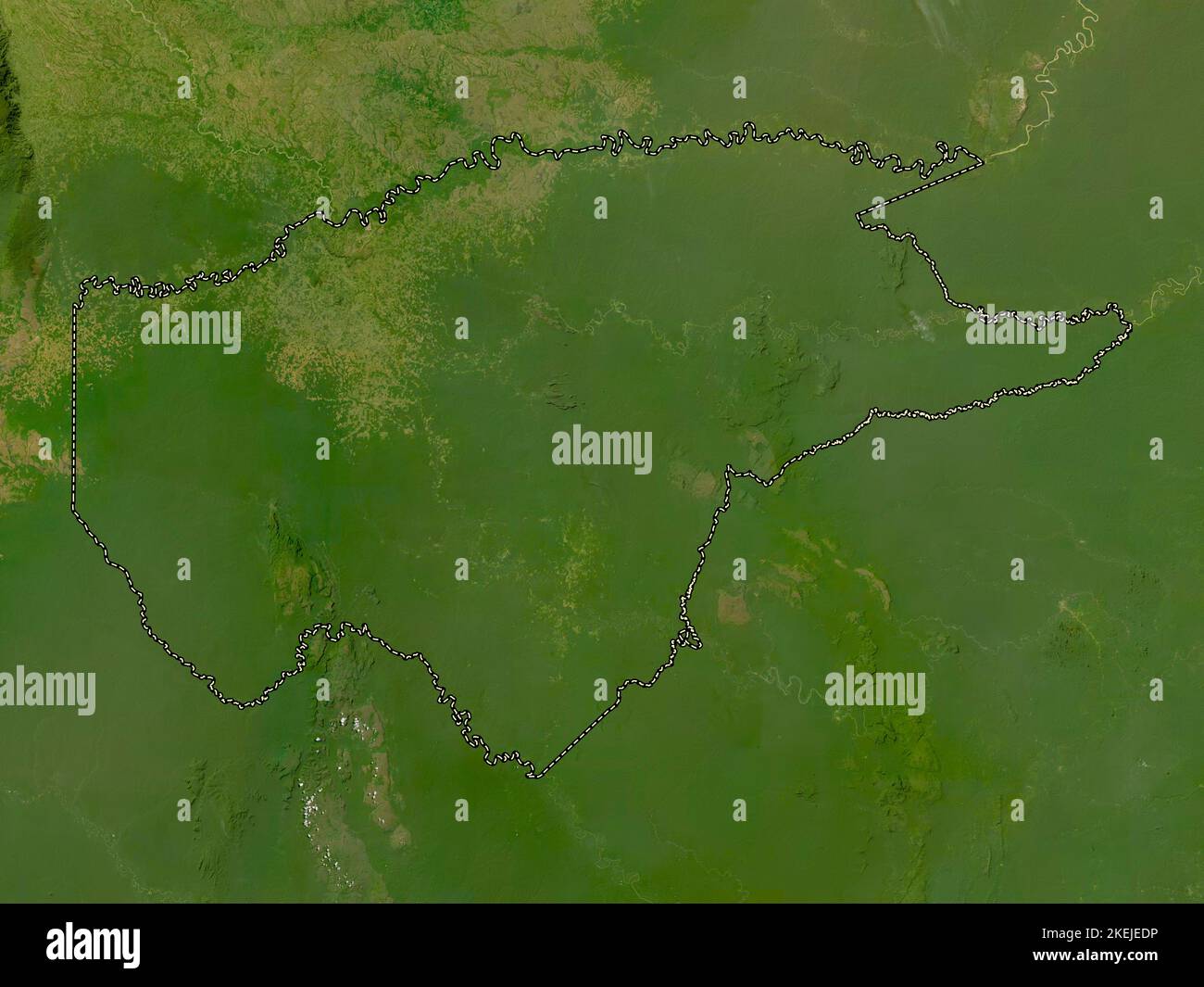 Guaviare, commissiary of Colombia. Low resolution satellite map Stock ...