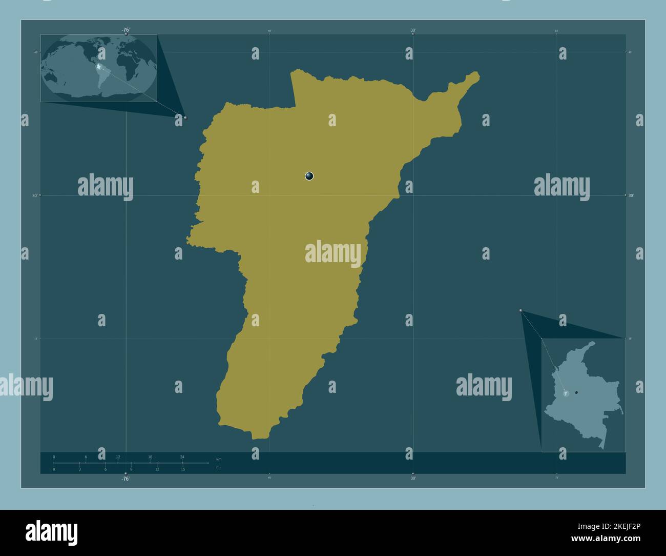 Quindio outline map hi-res stock photography and images - Alamy