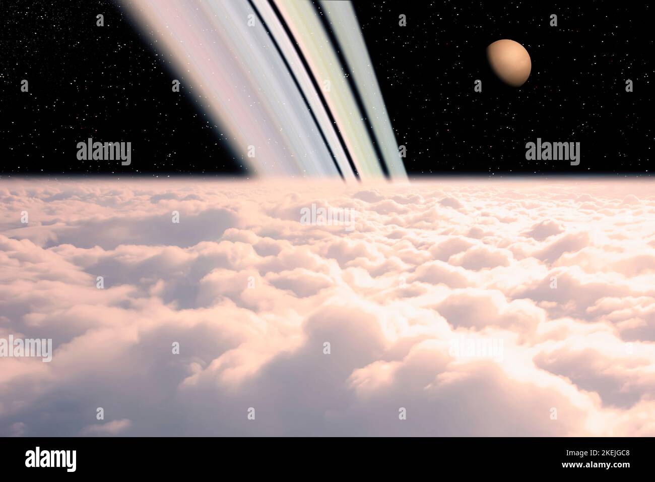 Titan surface cassini huygens hi-res stock photography and images - Alamy