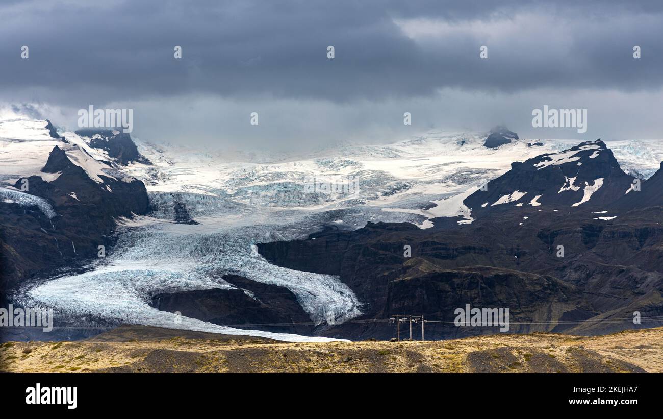 Vatnajokull is the largest and most voluminous ice cap glacier in ...