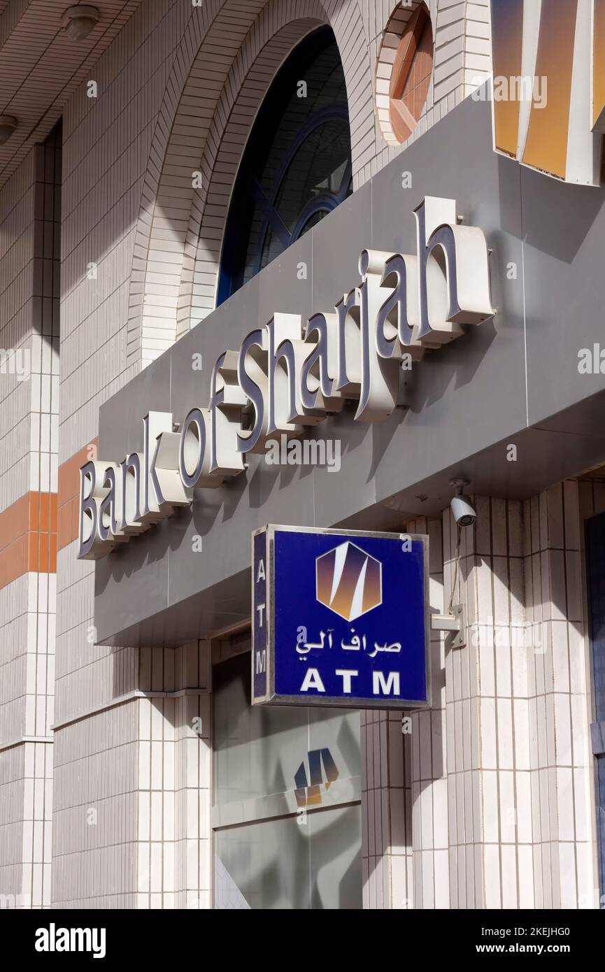 Logo bank of sharjah hi-res stock photography and images - Alamy