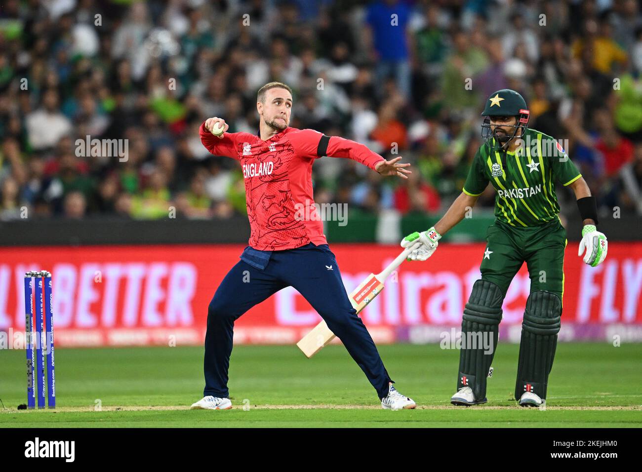 England's Liam Livingstone during the T20 World Cup Final match at the ...