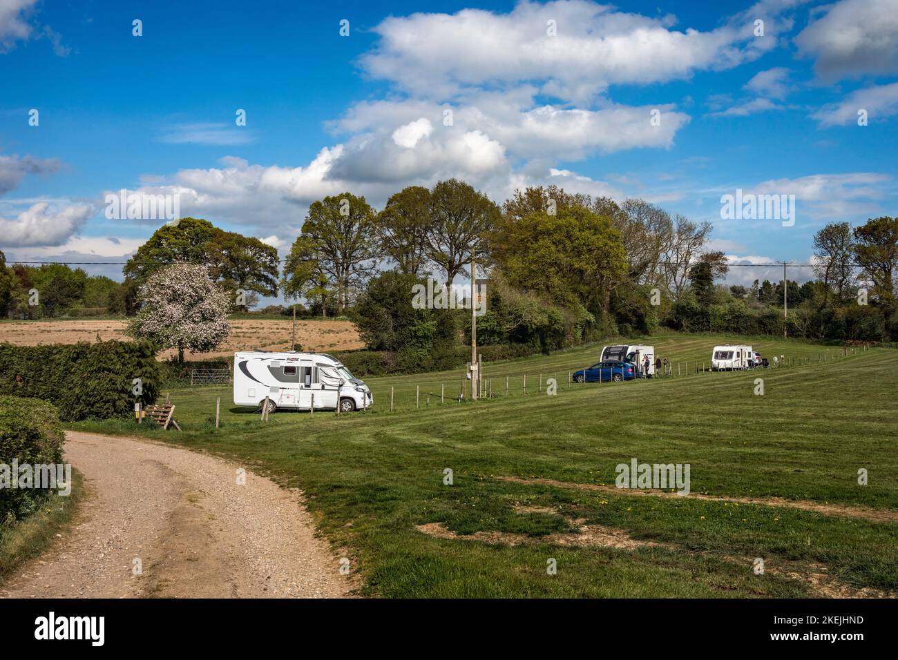 Camping farm hi-res stock photography and images - Alamy