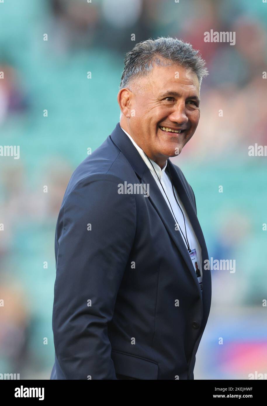 London ENGLAND - November 12: Jamie Joseph Coach of Japan during Autumn ...