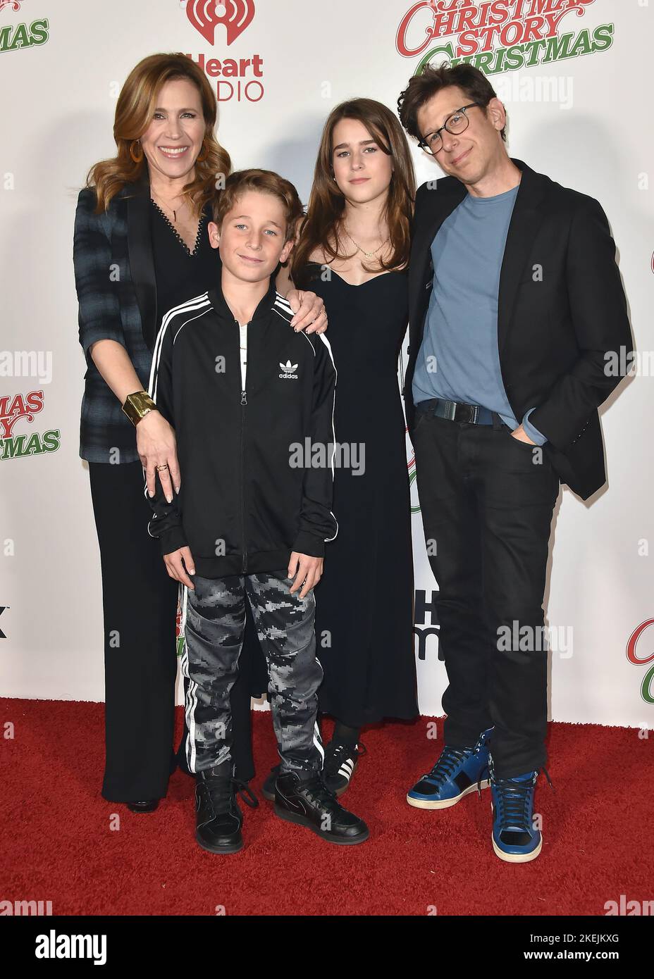 RD Robb and family walking the red carpet at the Warner Brothers and ...