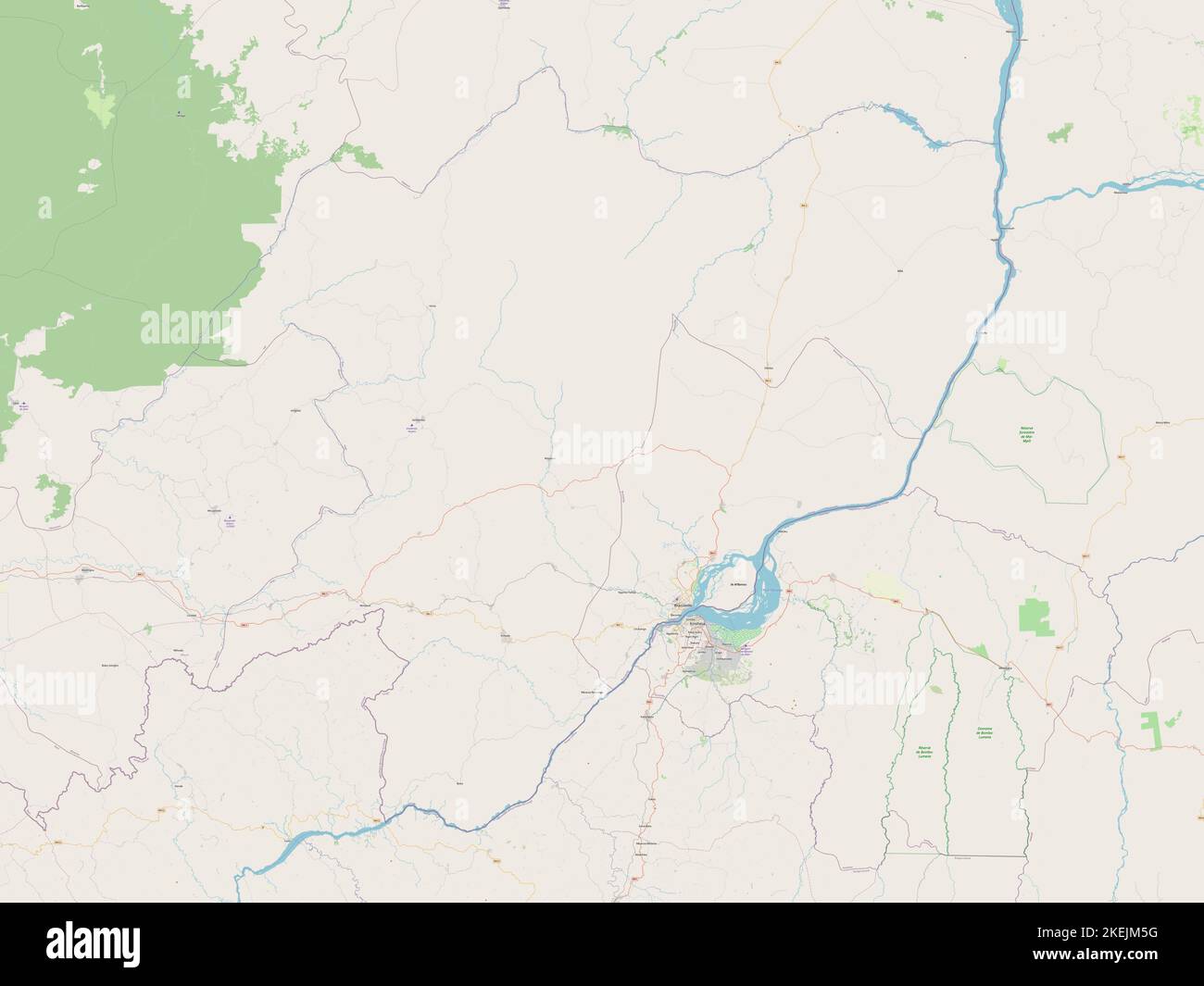 Pool, region of Republic of Congo. Open Street Map Stock Photo - Alamy