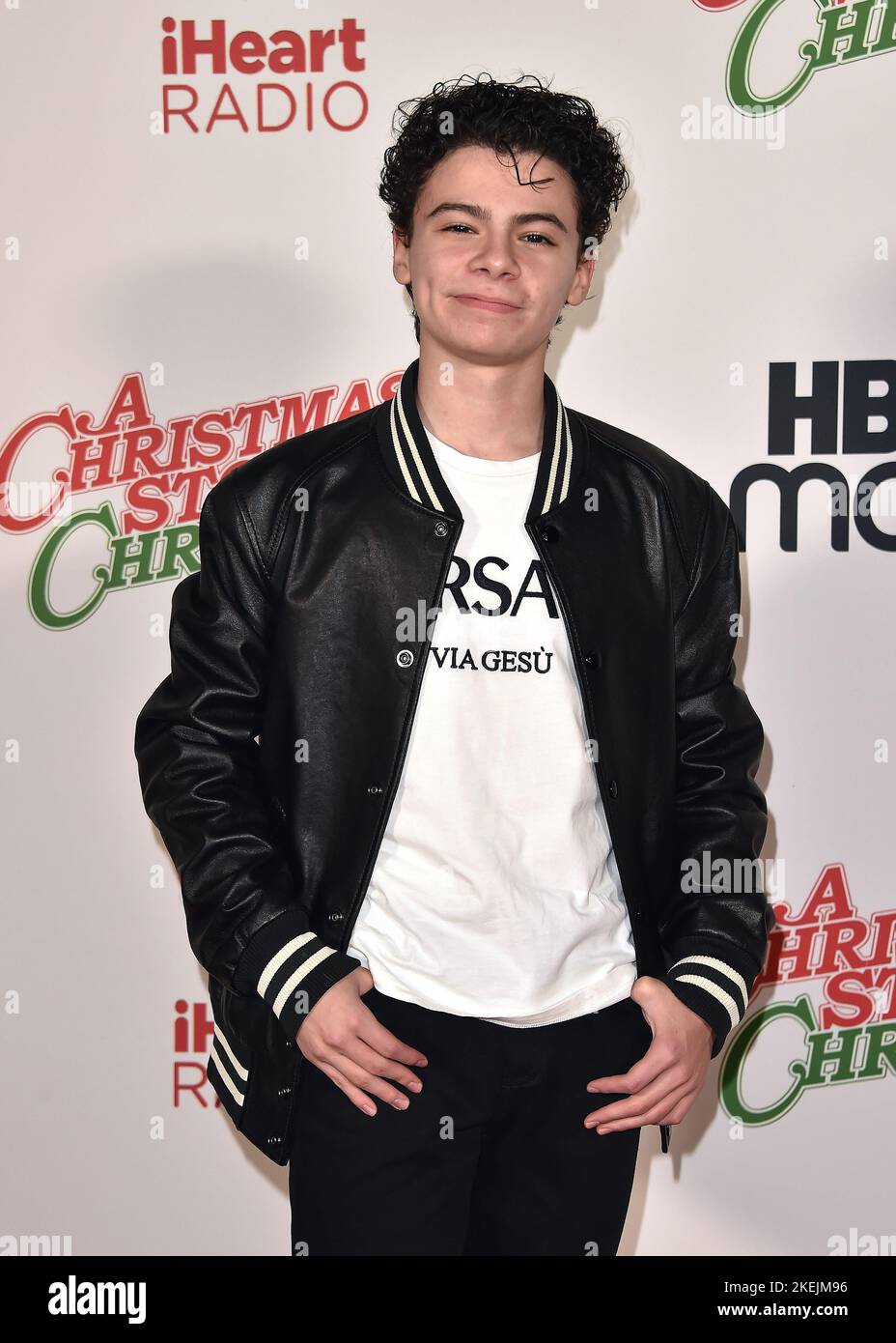 Los Angeles, USA. 12th Nov, 2022. Raphael Alejandro walking the red carpet at the Warner ...