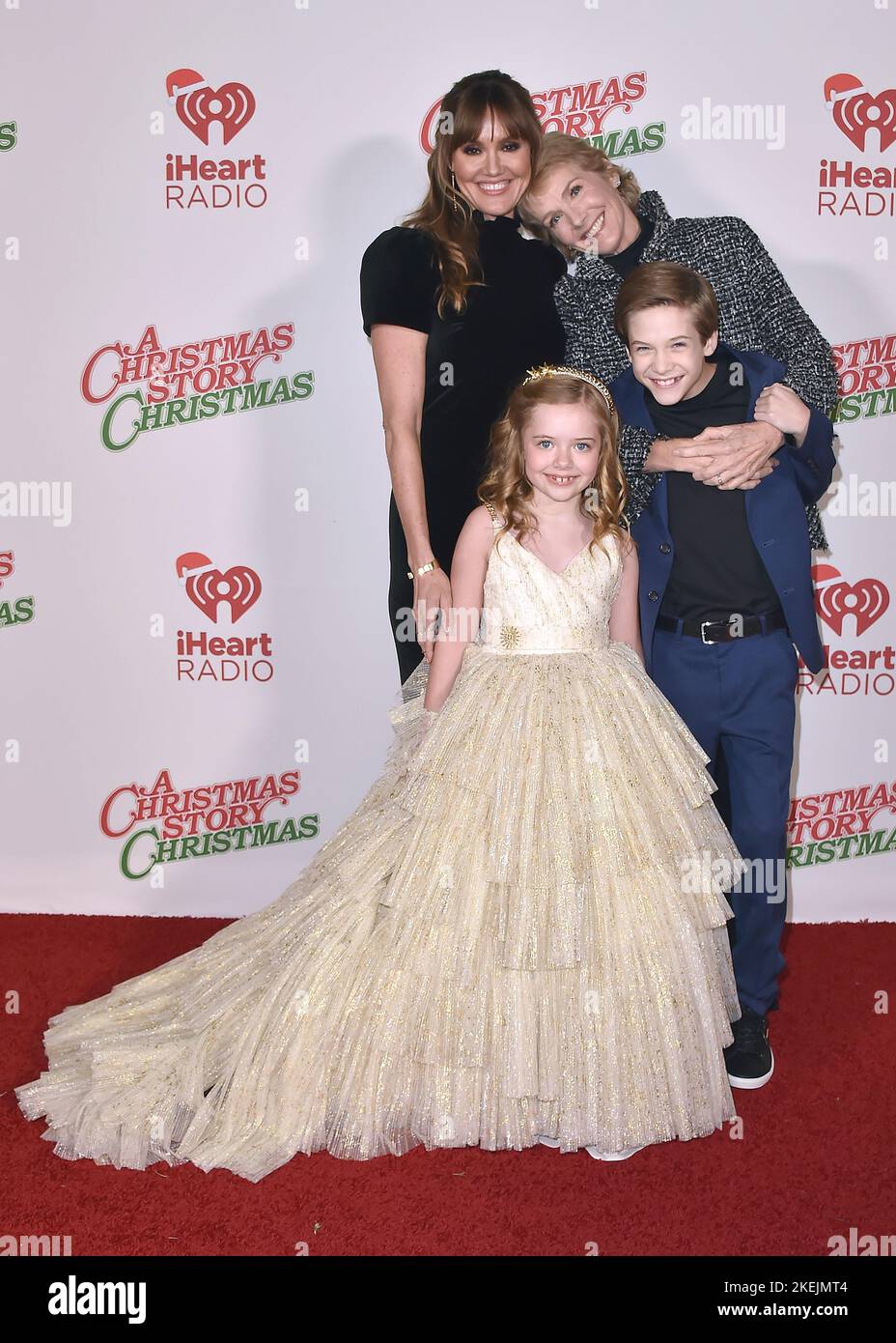 Erinn Hayes, Julianna Layne, Julie Hagerty and River Drosche walking ...