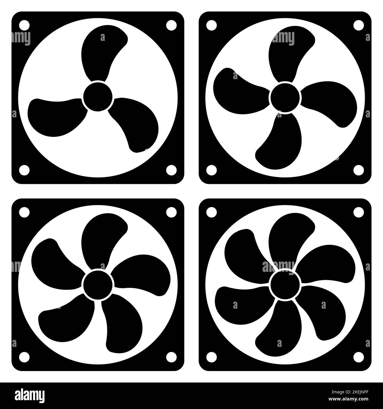 Aircon blower Stock Vector Images - Alamy