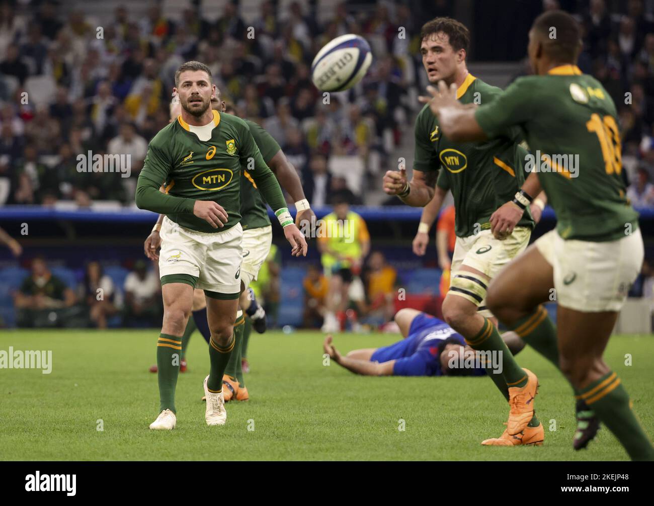 Willie Le Roux of South Africa during the 2022 Autumn Nations Series ...