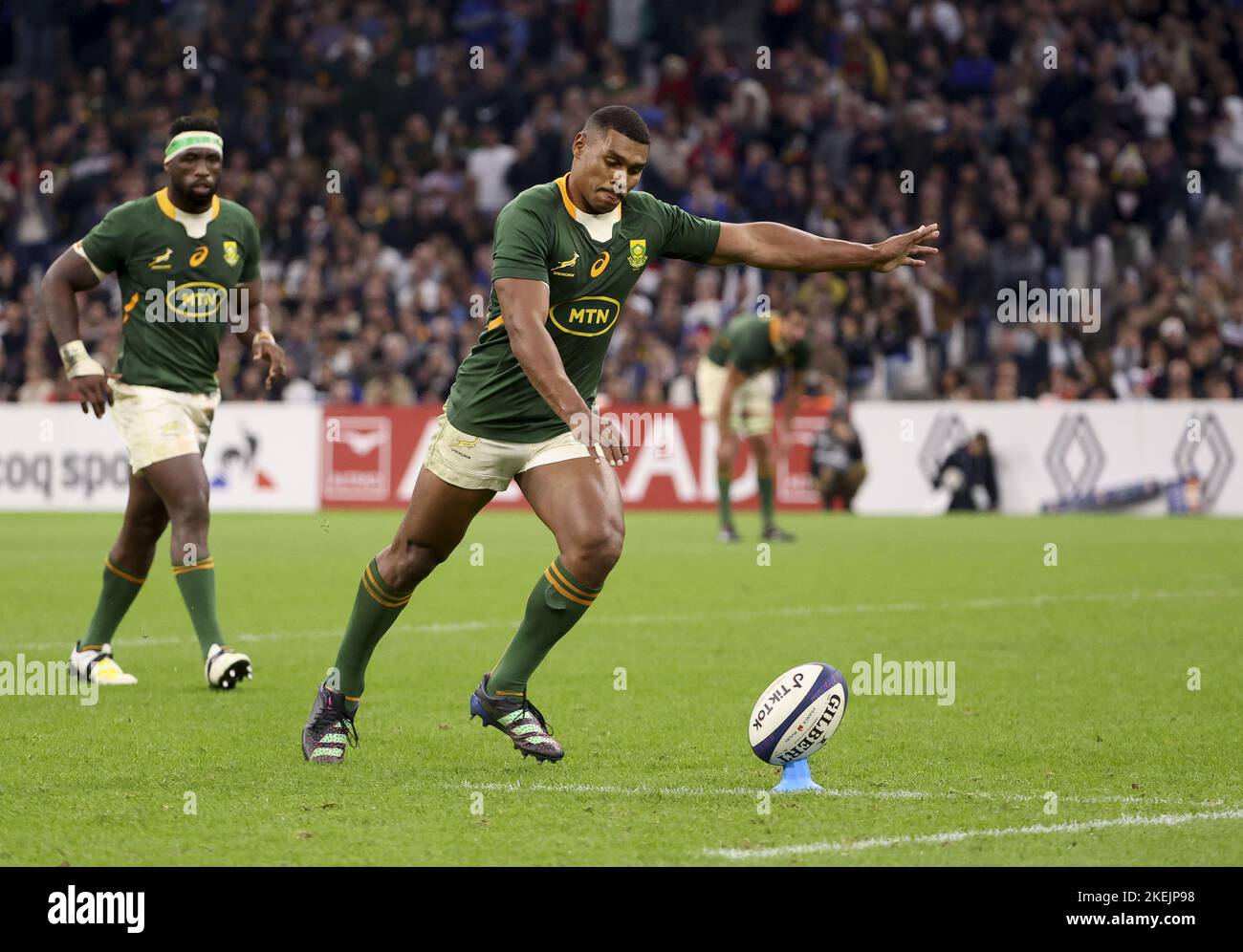 Damian Willemse of South Africa during the 2022 Autumn Nations Series ...