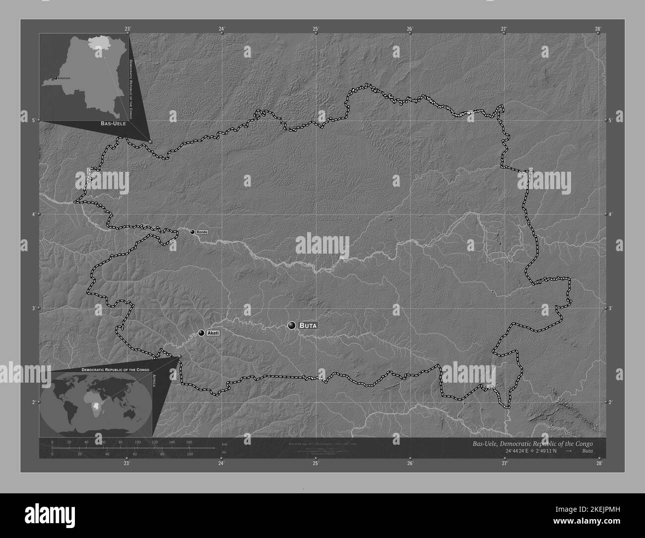 Bas-Uele, province of Democratic Republic of the Congo. Bilevel ...