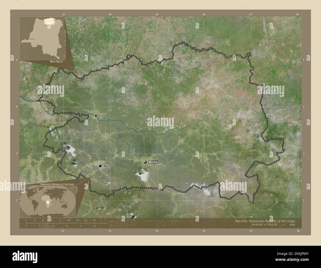 Bas-Uele, province of Democratic Republic of the Congo. High resolution ...