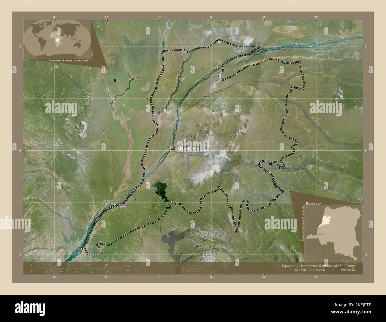 Equateur, province of Democratic Republic of the Congo. High resolution ...