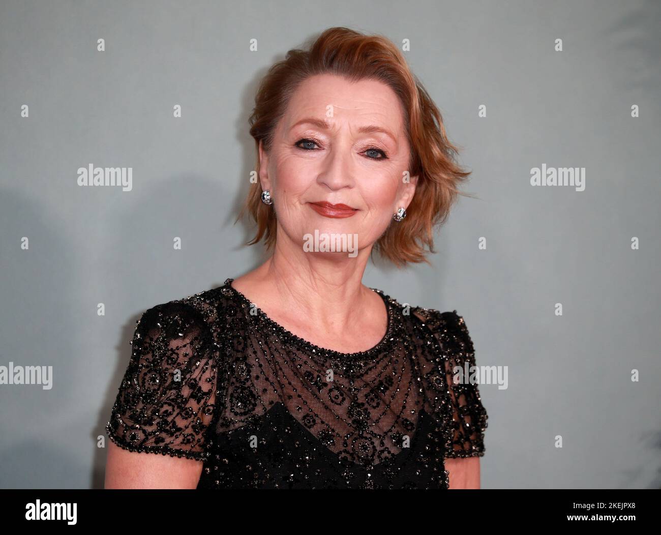 Lesley Manville attends the world premiere of 'The Crown' Season 5 at ...