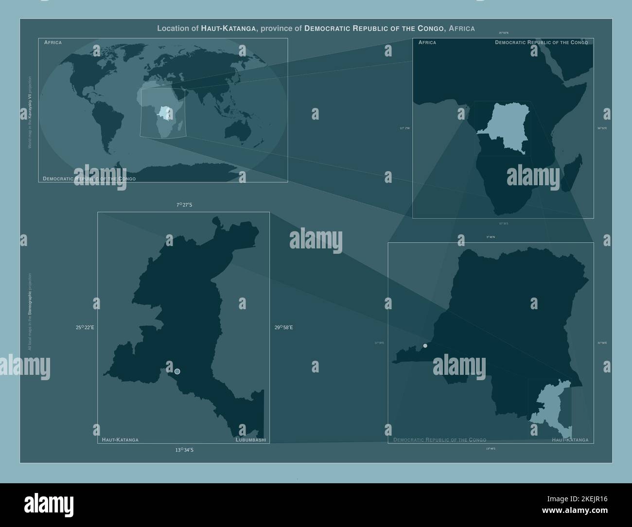 Haut-Katanga, province of Democratic Republic of the Congo. Diagram ...