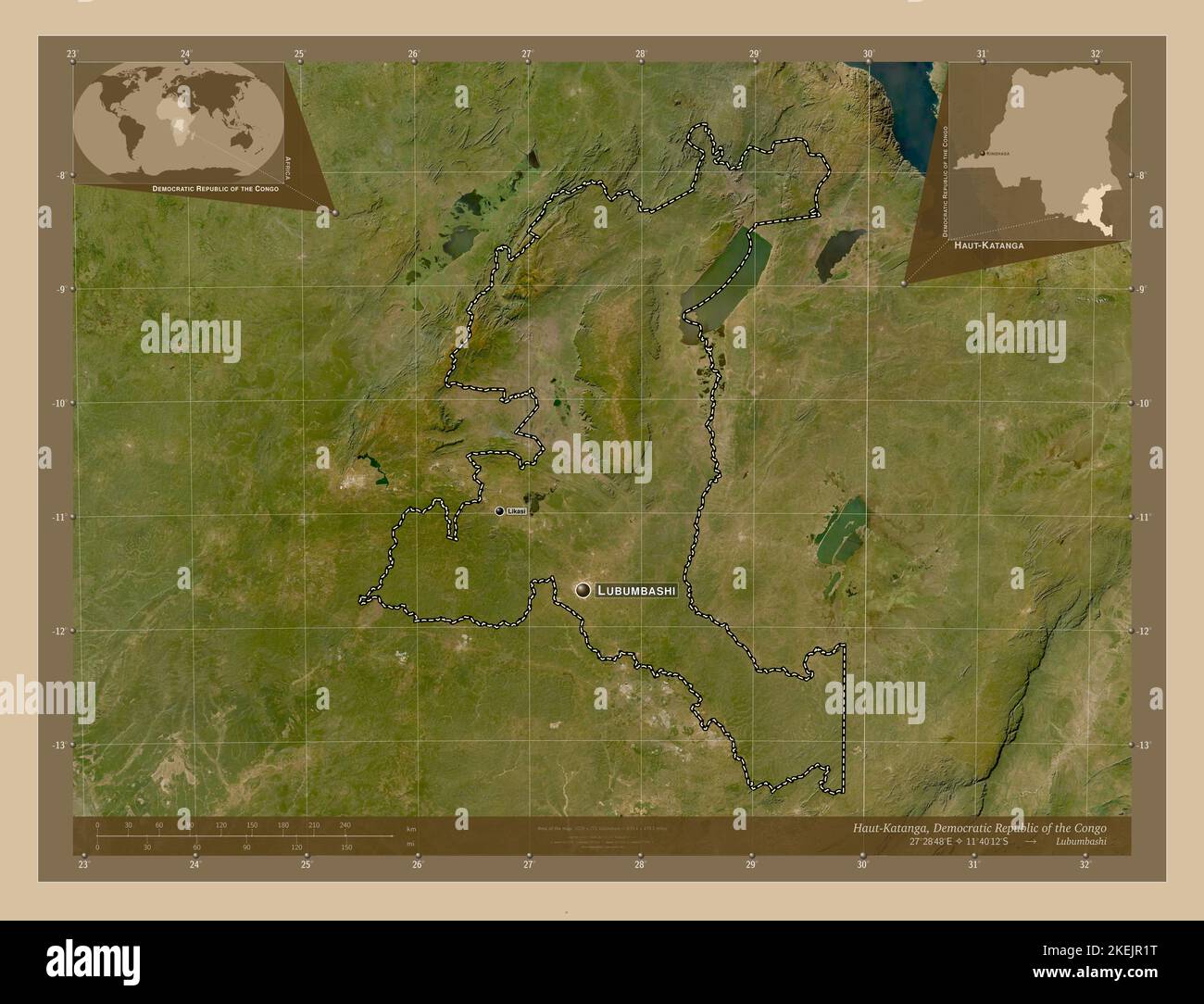 Haut-Katanga, province of Democratic Republic of the Congo. Low ...