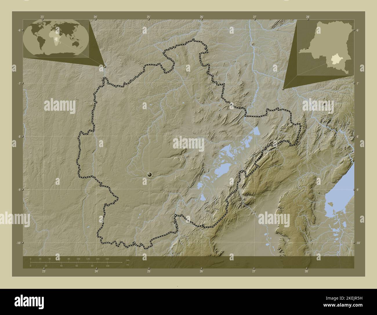 Haut-Lomami, province of Democratic Republic of the Congo. Elevation ...