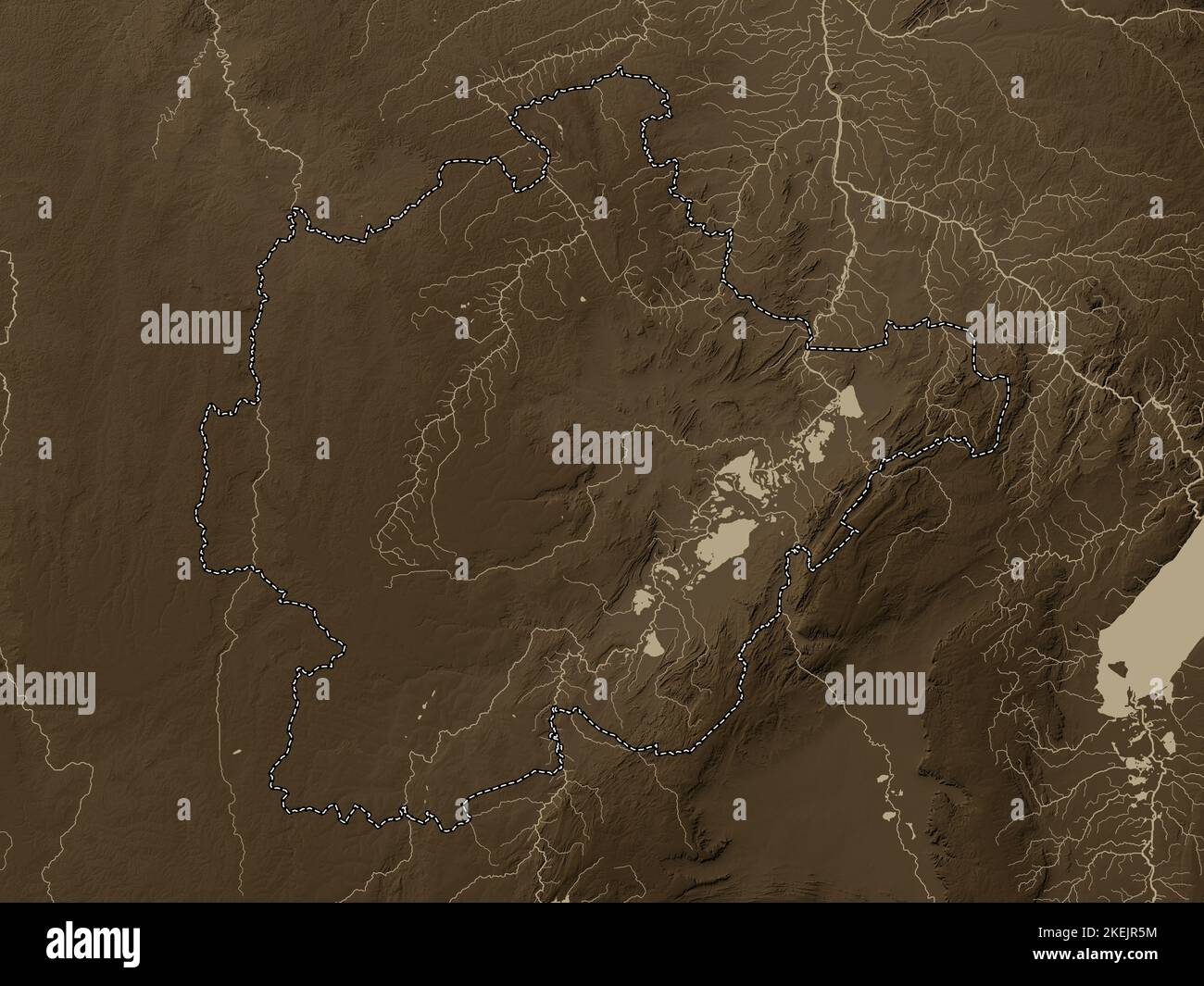 Haut-Lomami, province of Democratic Republic of the Congo. Elevation ...