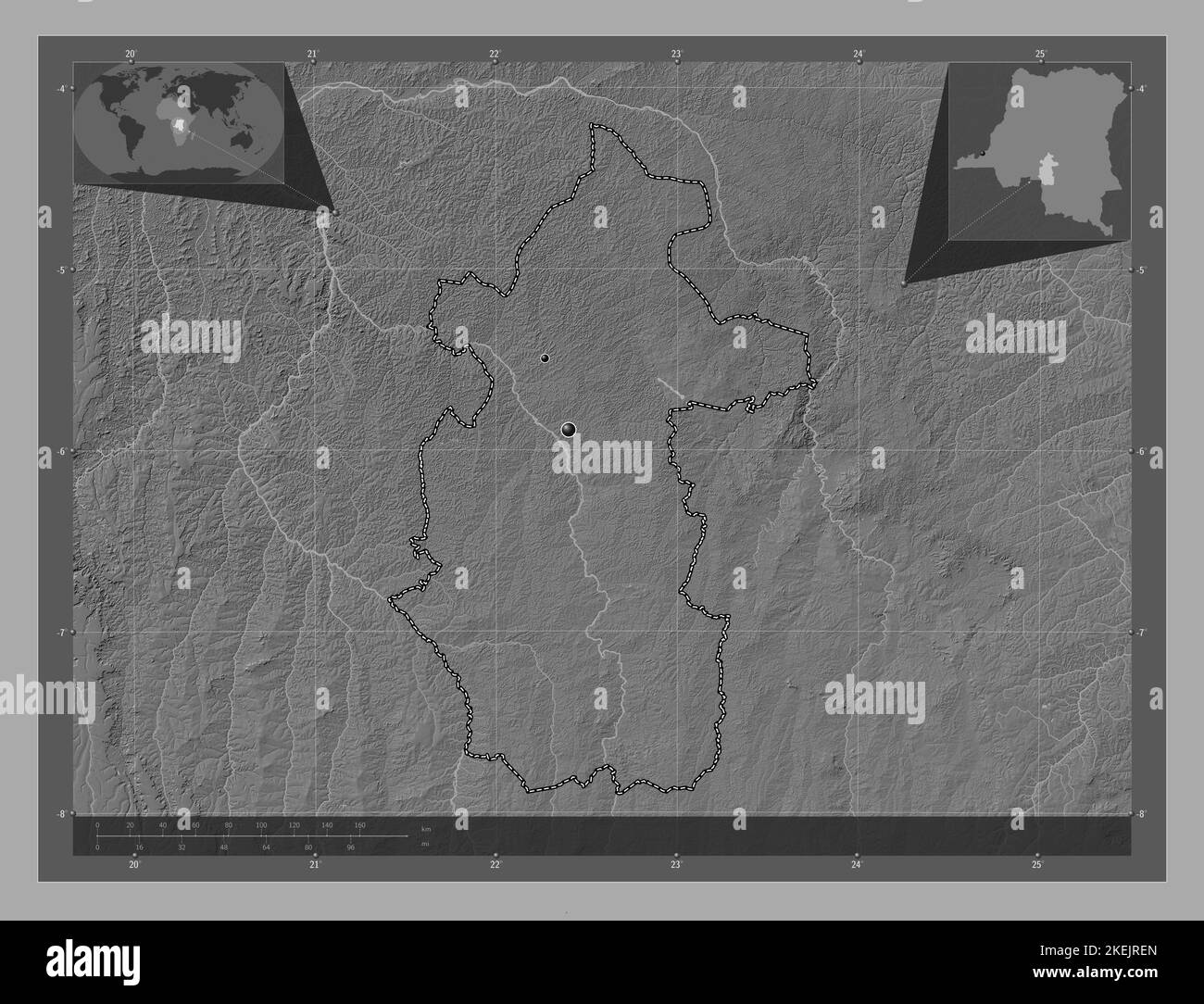 Kasai-Central, province of Democratic Republic of the Congo. Bilevel ...