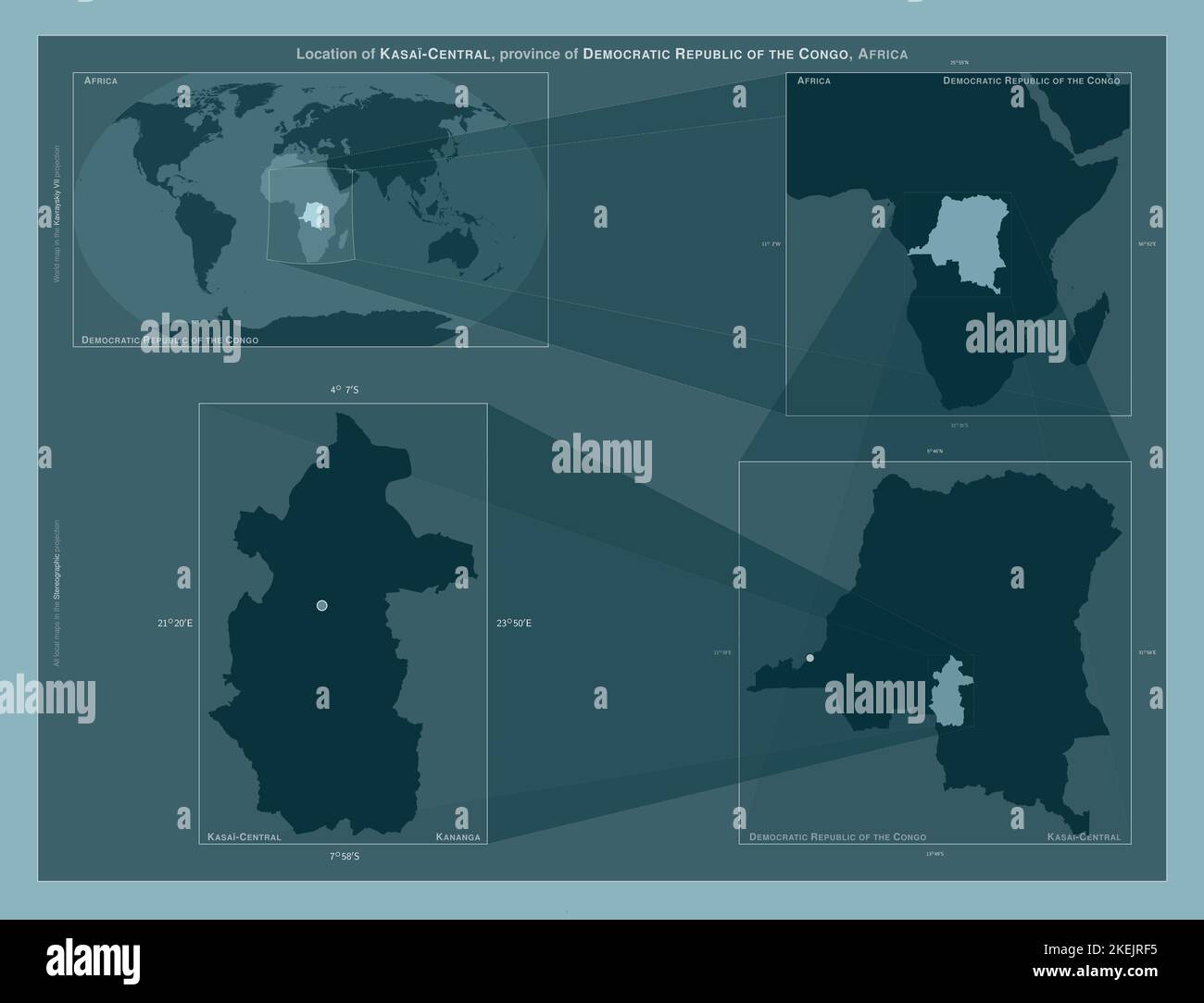 Kasai-Central, province of Democratic Republic of the Congo. Diagram ...