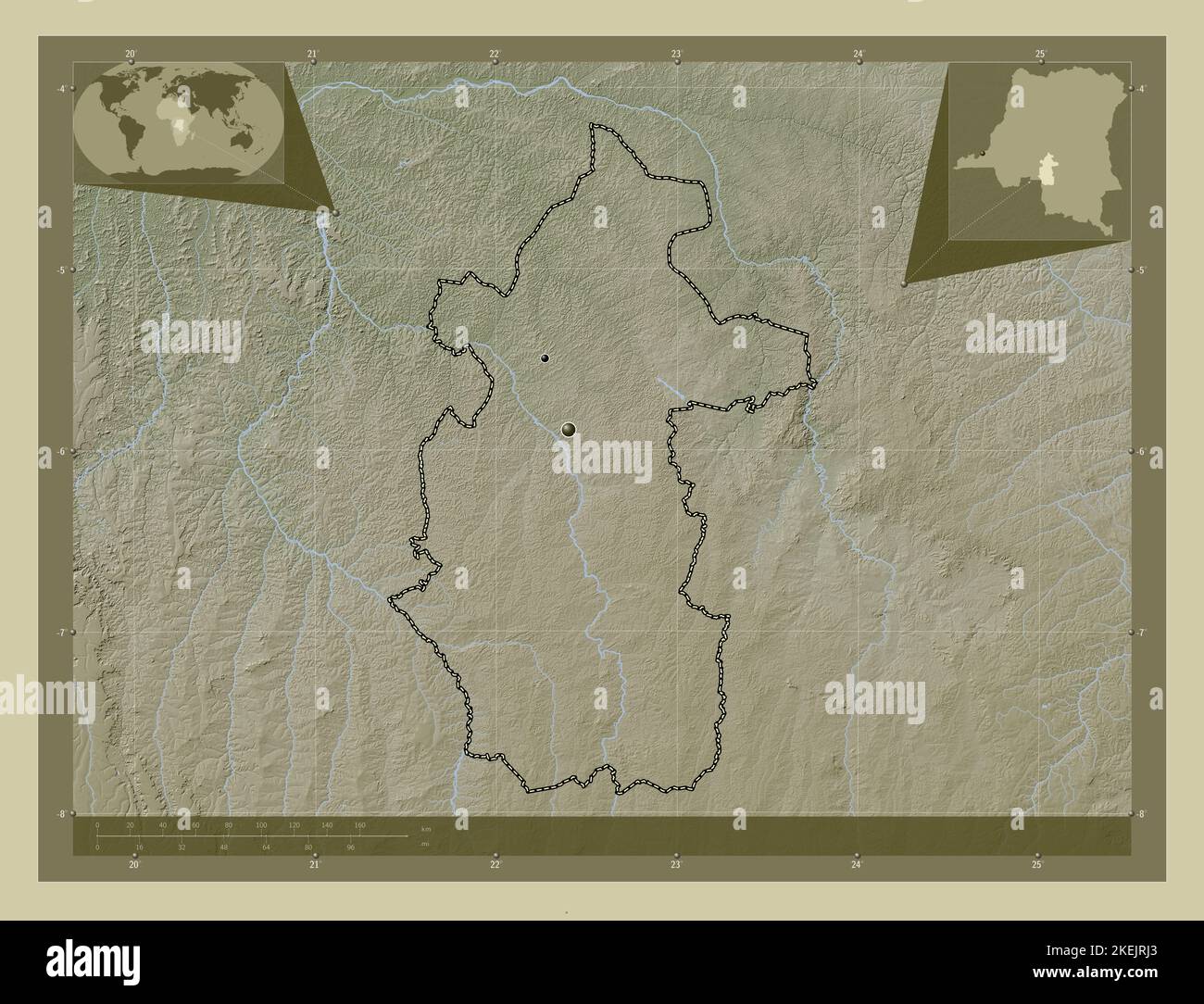 Map of kasai central hi-res stock photography and images - Alamy