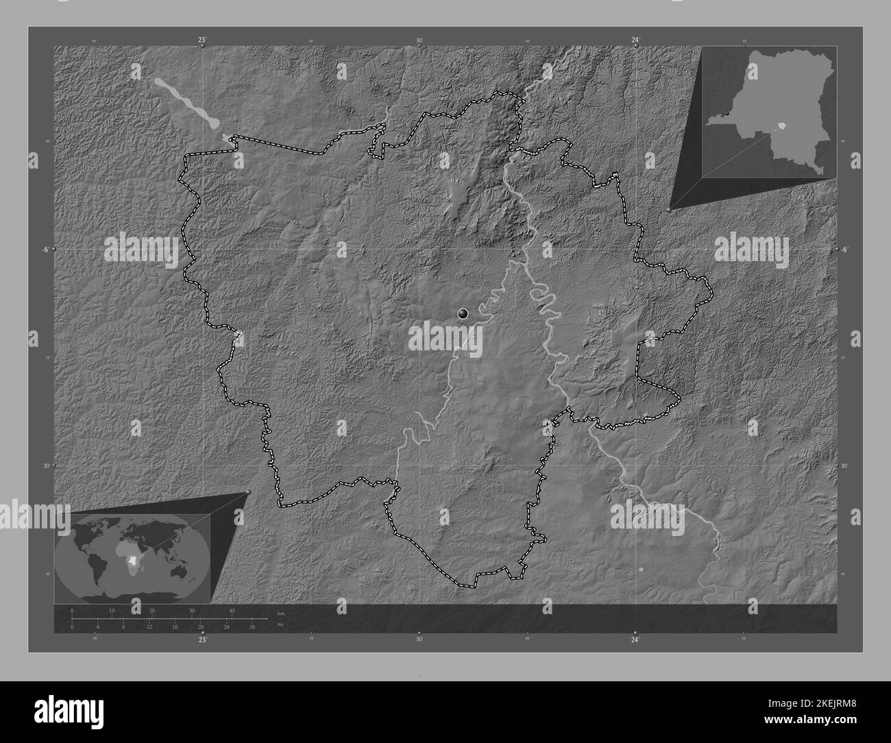 Kasai-Oriental, province of Democratic Republic of the Congo. Bilevel ...