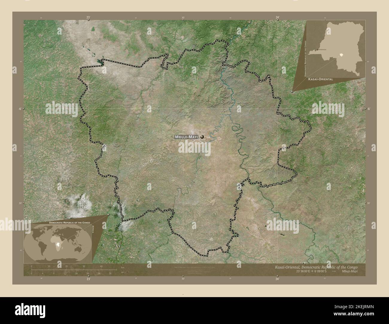 Kasai-Oriental, province of Democratic Republic of the Congo. High ...