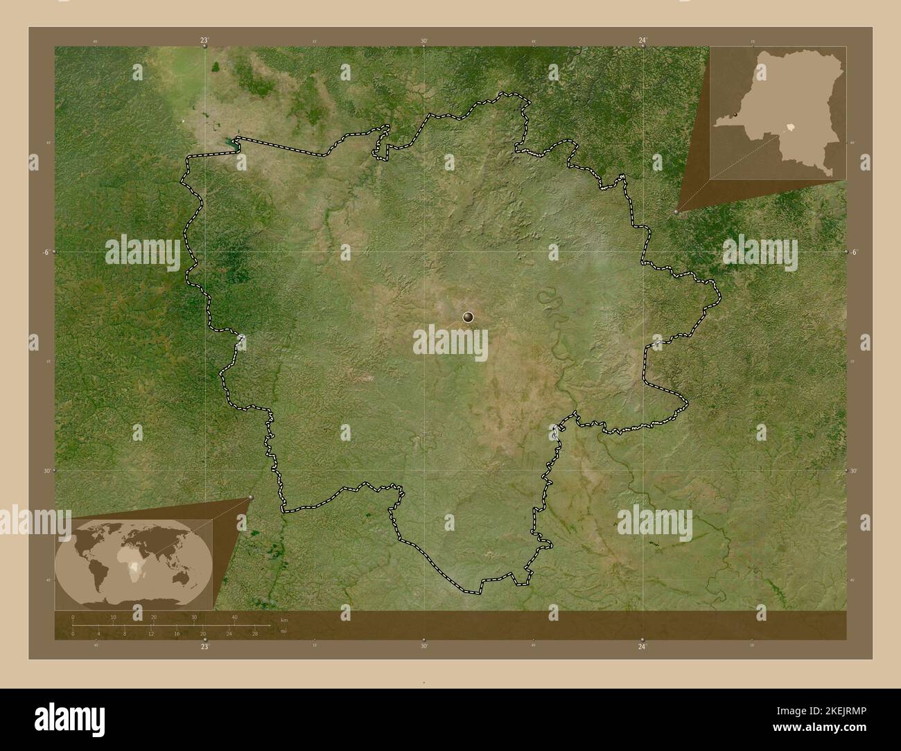 Kasai-Oriental, province of Democratic Republic of the Congo. Low ...