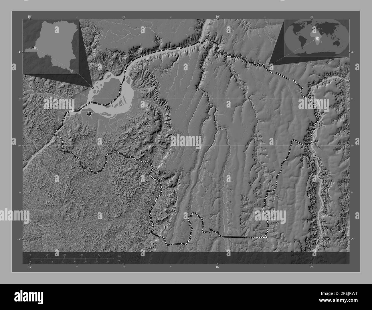 Kinshasa, province of Democratic Republic of the Congo. Bilevel ...