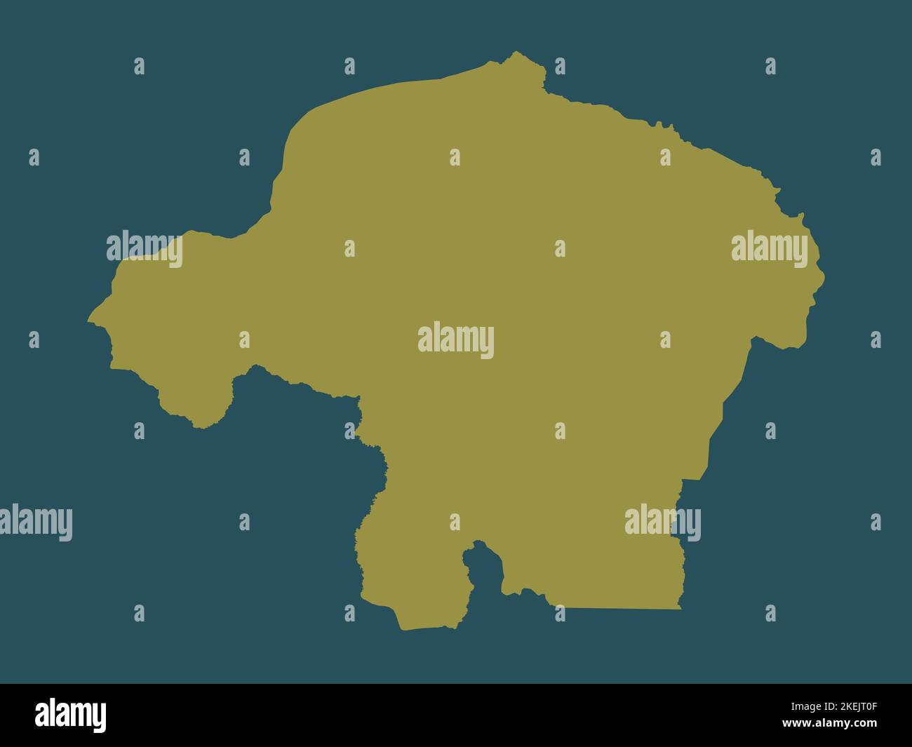 Kinshasa, province of Democratic Republic of the Congo. Solid color ...